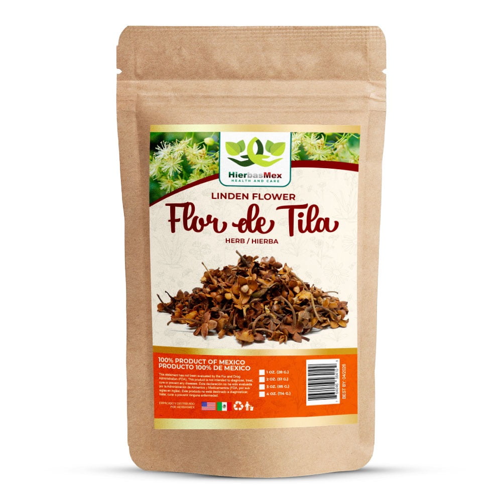 Flor de Tila 4 onzas Linden Flower Herb Tea - Walmart.com