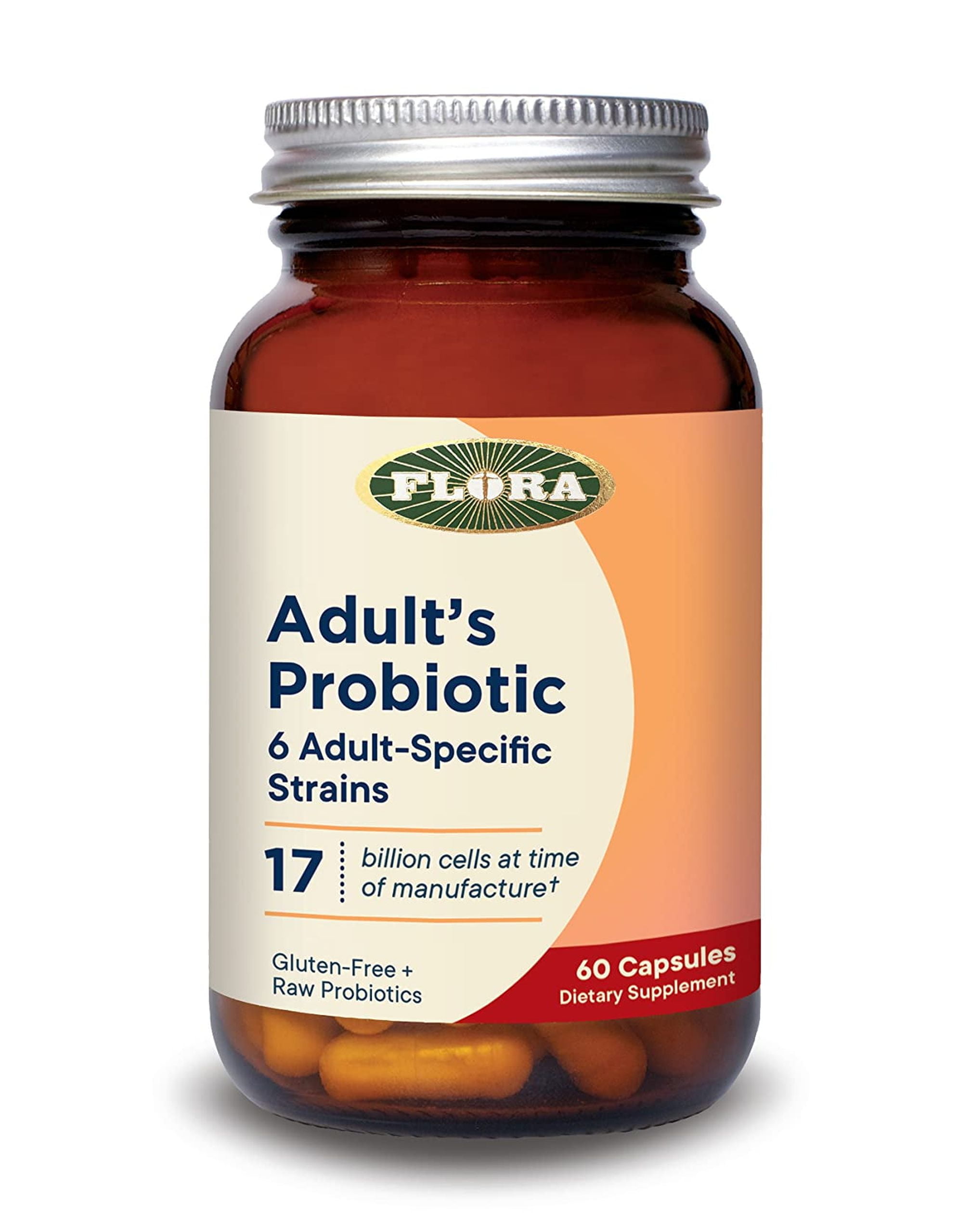 Flora Adult Blend Probiotic Capsules 60 Count - 17 billion CFU ...