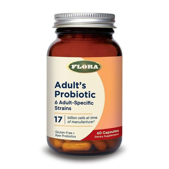 Flora Adult Blend Probiotic Capsules 60 Count - 17 billion CFU ...