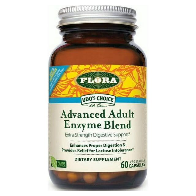 Flora Advanced Adult Enzyme Blend 60 capsules - Walmart.com