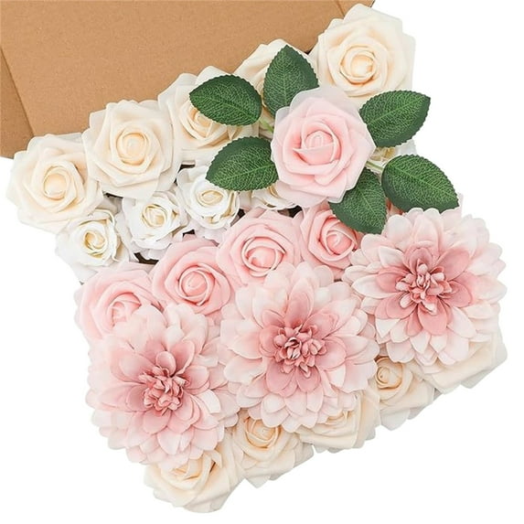 Flora Artificial Flowers Combo Box Set Faux Flowers Bulk Flower Leaf ...