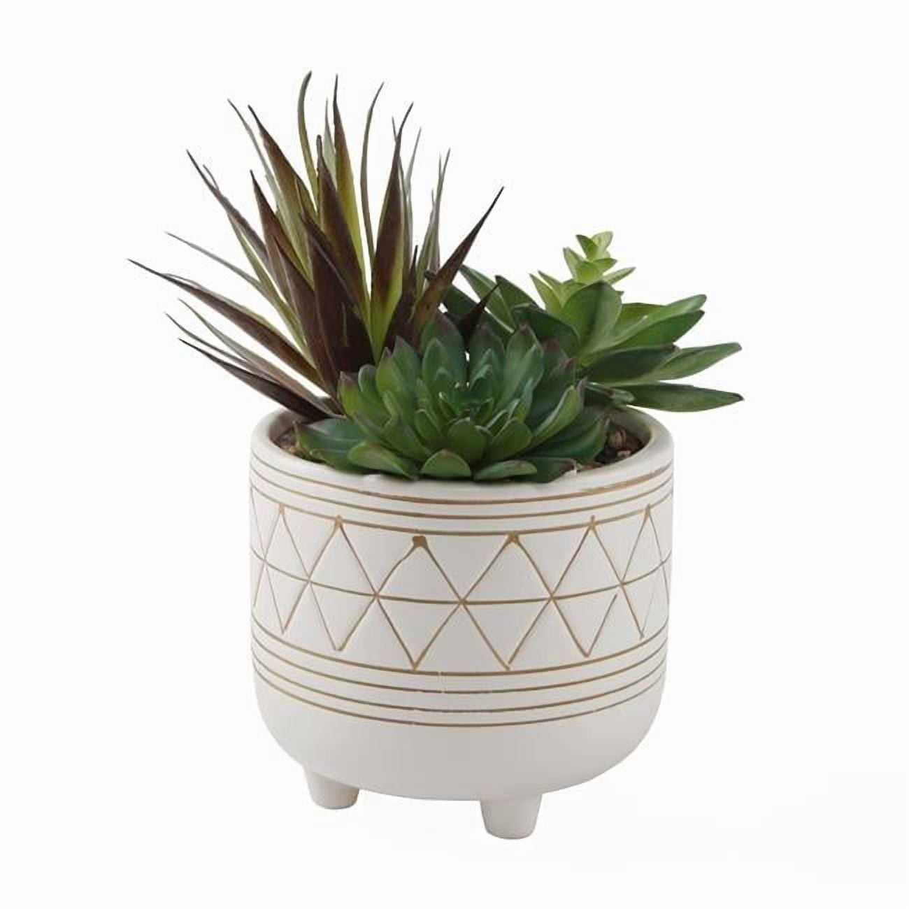 Flora Bunda CS2480E-2 5' GEO GOLD LEG CERAMIC - Walmart.com