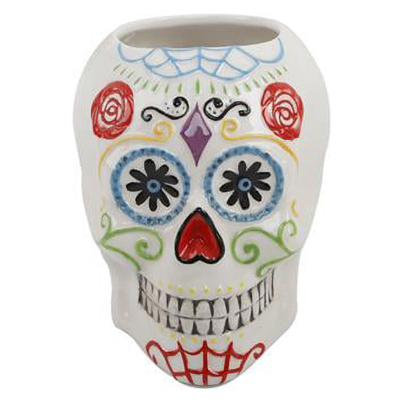 Flora Bunda Day of the Death Ceramic Planter - Walmart.com