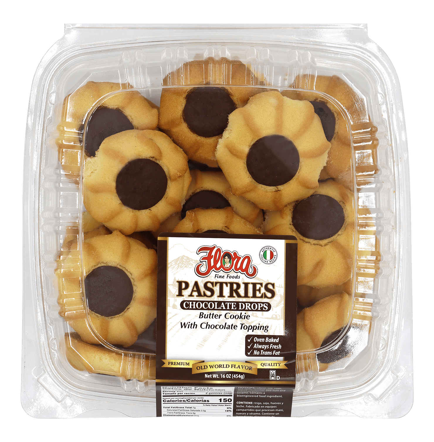 Flora Chocolate Drop Cookies - Walmart.com