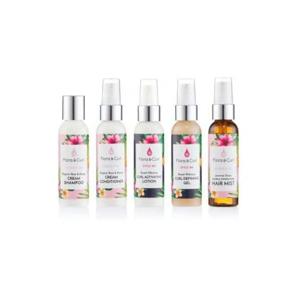 Flora & Curl - Mini Essentials Kit (5x75ml) - Walmart.com