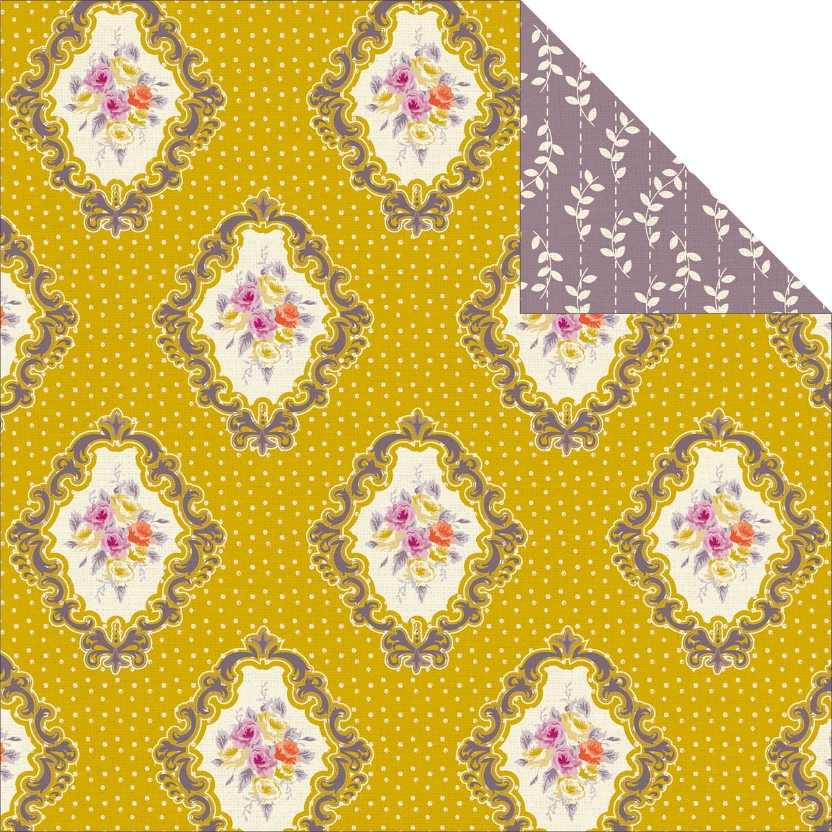 Kaisercraft Flora Delight Collection 1 Inch x 1 Inch Craft Paper, 20 ...