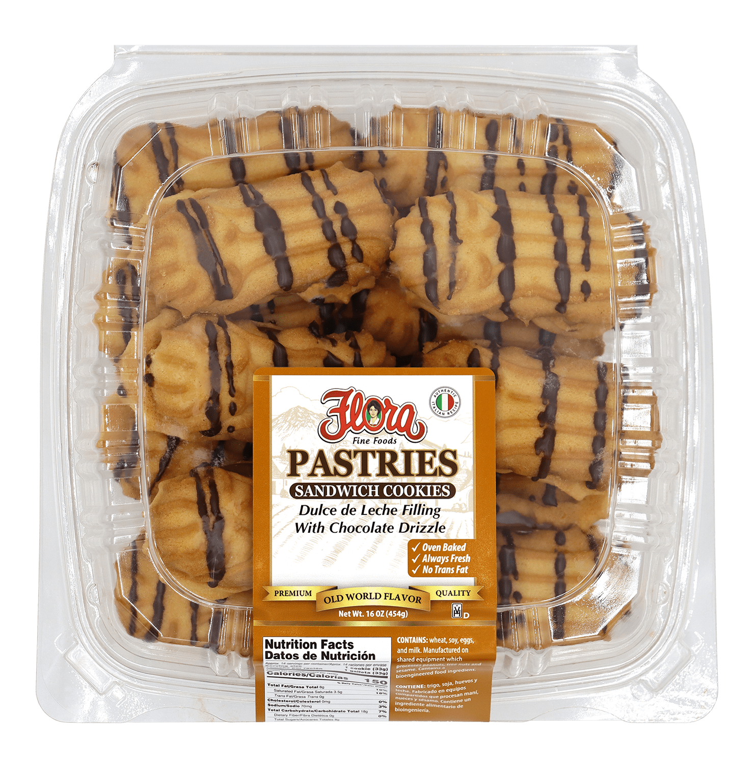 Flora Dulce de Leche Sandwich Cookies - Walmart.com