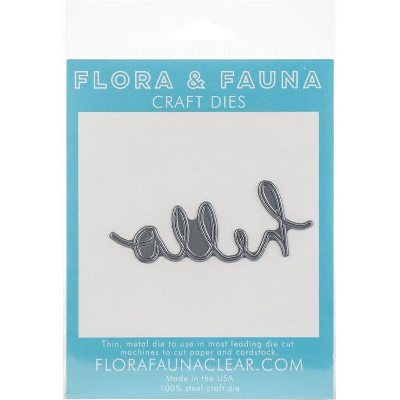 Flora & Fauna Dies-Hello-Cursive - Walmart.com
