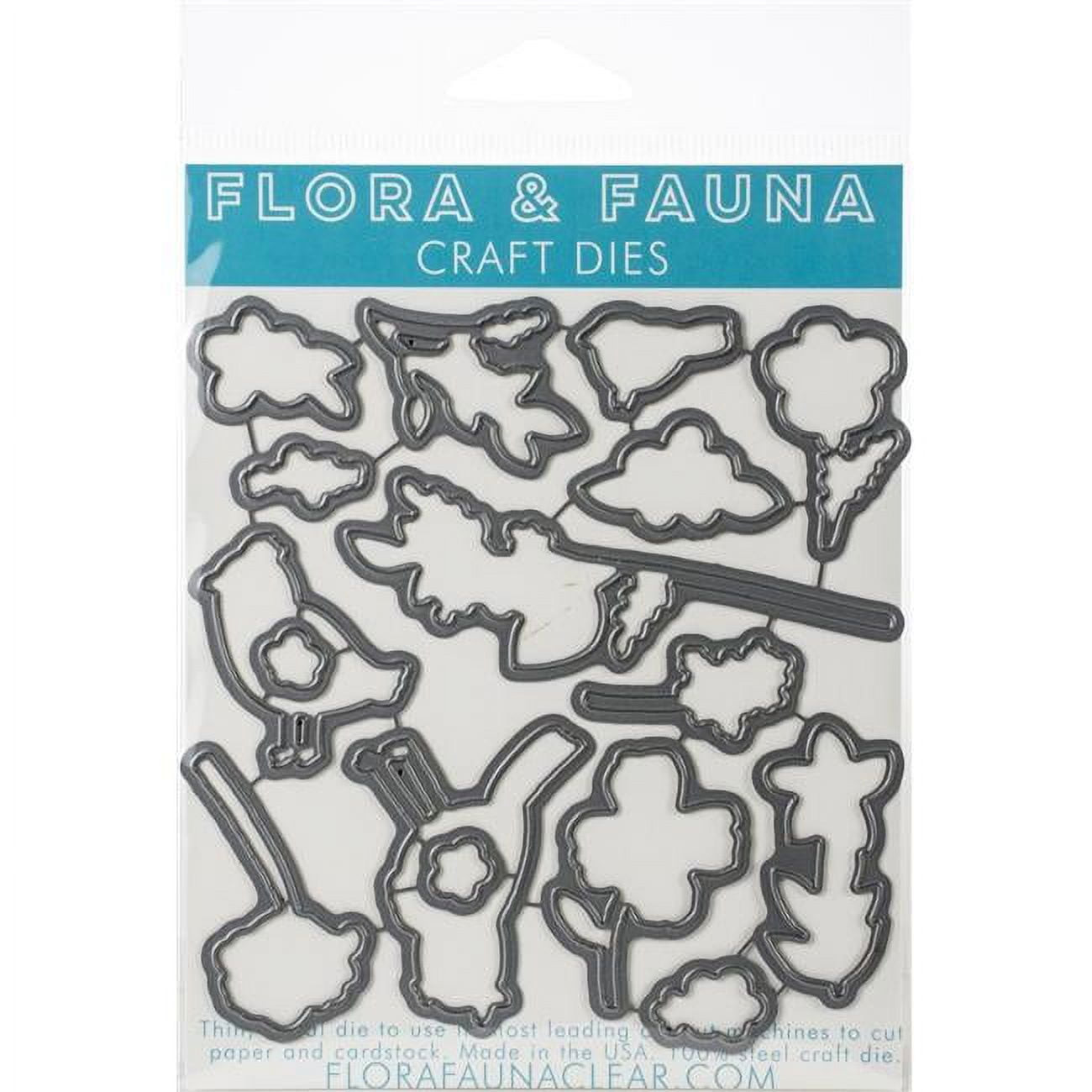 Flora & Fauna FF30073 Metal Dies - Bird Blossoms - Walmart.com