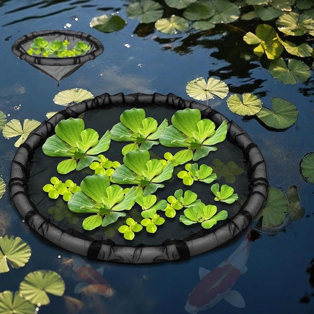 Flora Fish Barrier -Floating Island Planter,18" Plant Protector Fine ...