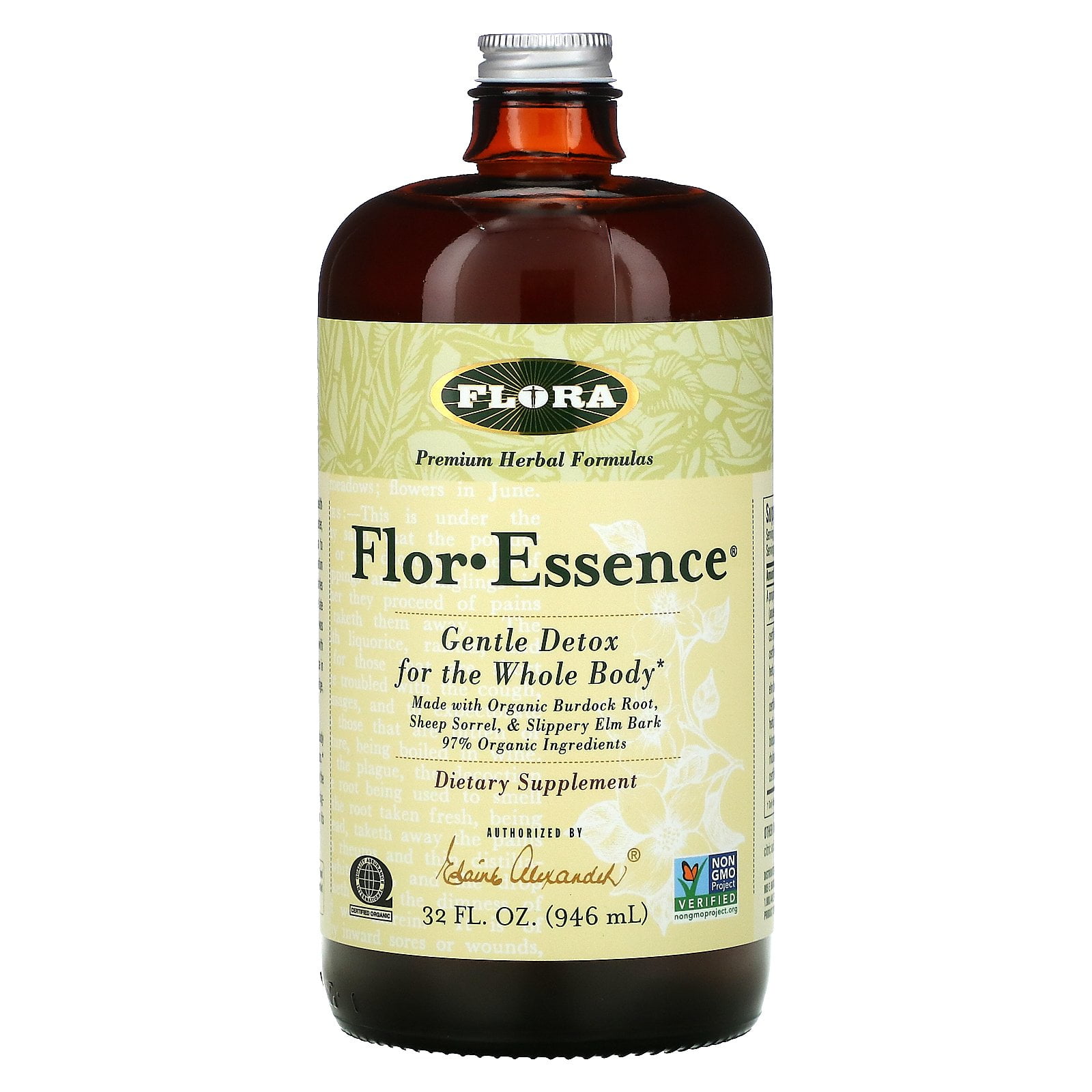 Flora Flor-Essence 32 Oz - Natural Organic Gentle Detox for Humans ...