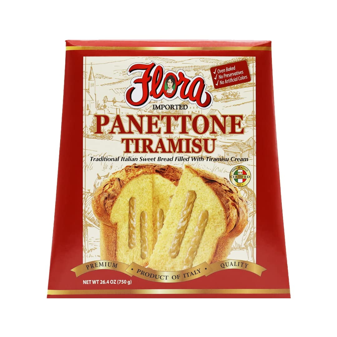 Flora Foods Panettone SCH4 Tiramisu Traditional Italian Soft and Moist ...