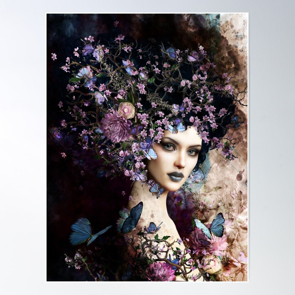 Flora Goddess Of Flowering Plants Poster Wall Art, Modern Wall Decor ...