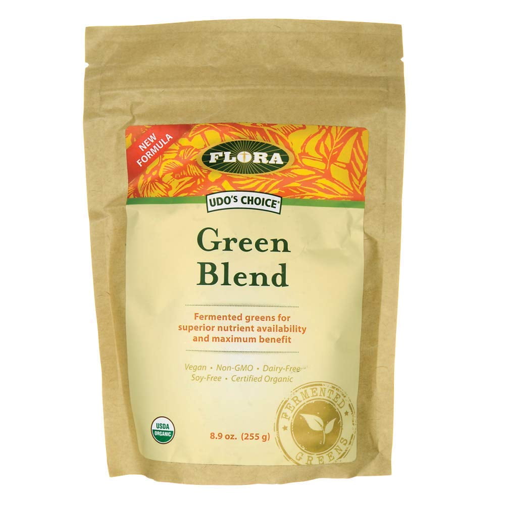 Flora - Green Blend Fermented Grasses, Whole Foods and Superfoods, Same ...