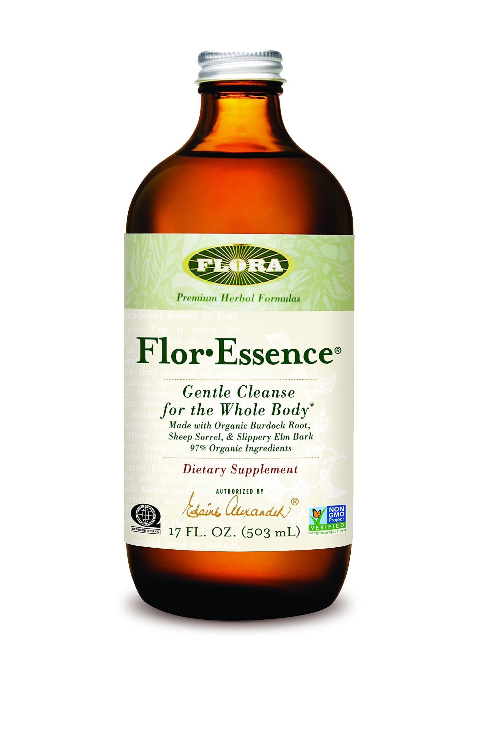 Flora - Flor Essence Herbal Tea Blend Liquid, 17 fl. oz. - Dietary ...