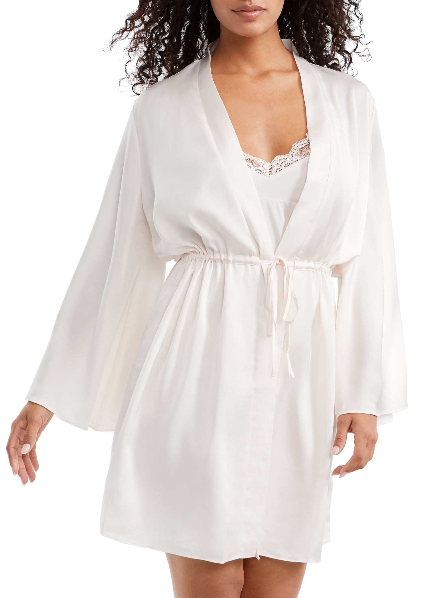 Flora Nikrooz Womens Ember Solid Luxe Woven Wrap Robe Style-Q81359 ...