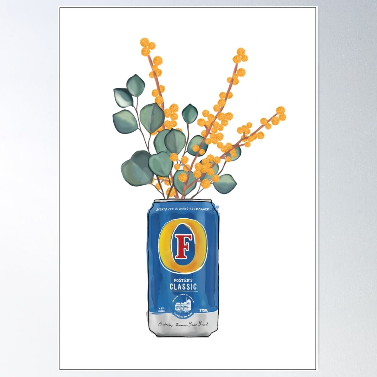 Flora Of Fosters Poster Wall Art, Modern Wall Decor For Living Room ...