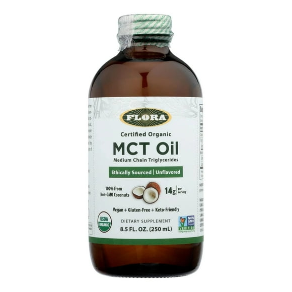 Mct Oil In Glass Bottle