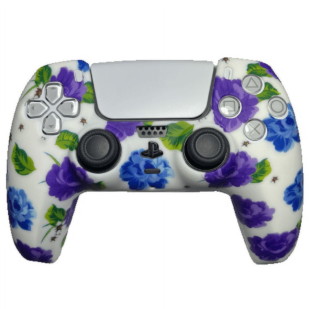 Flora PS5 Silicone Grip Gaming Rubber Case Cover Playstation 5 PS5 Skin ...