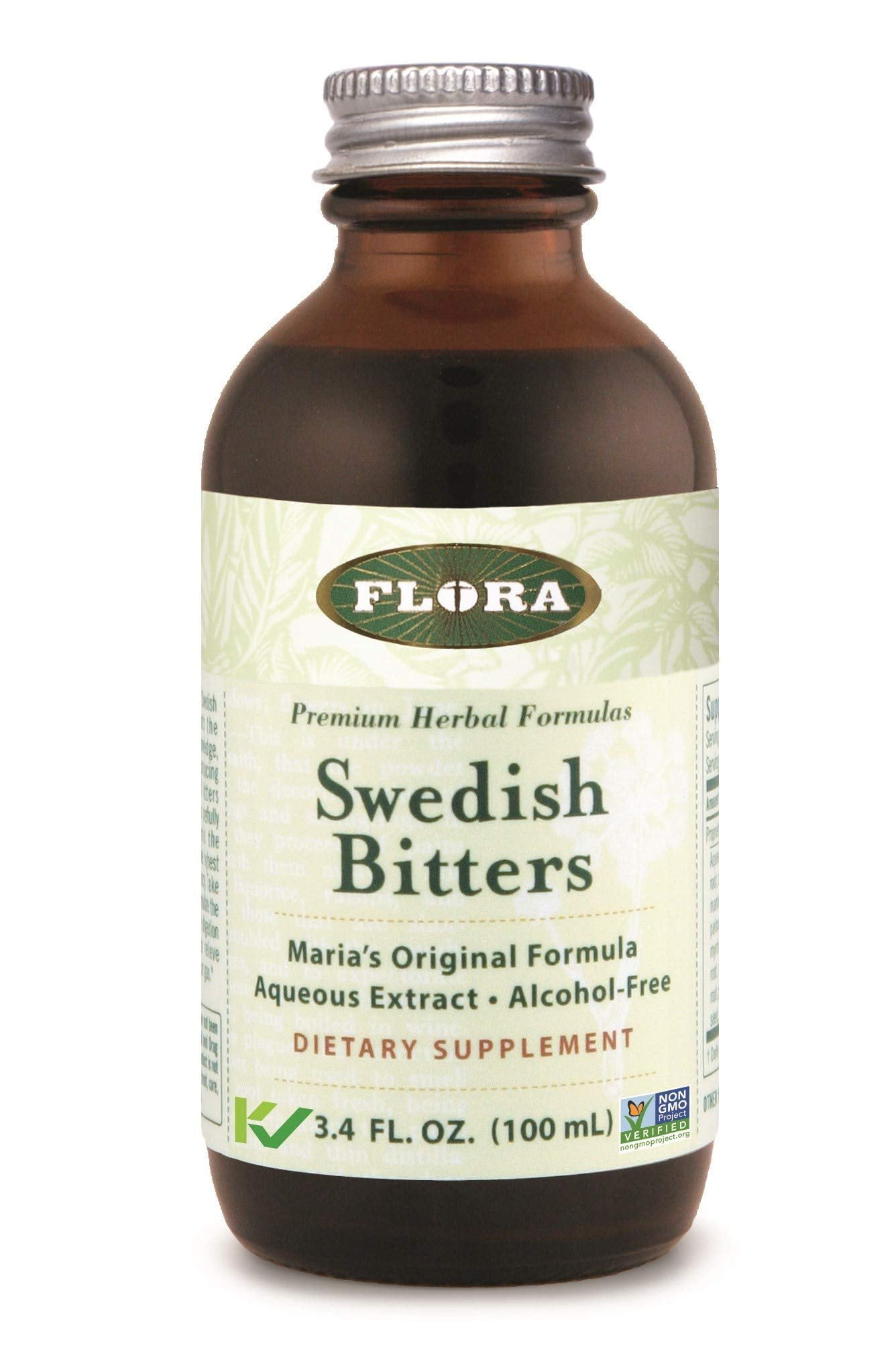 Flora Premium Herbal Swedish Bitters for Digestive Stomach Problems ...