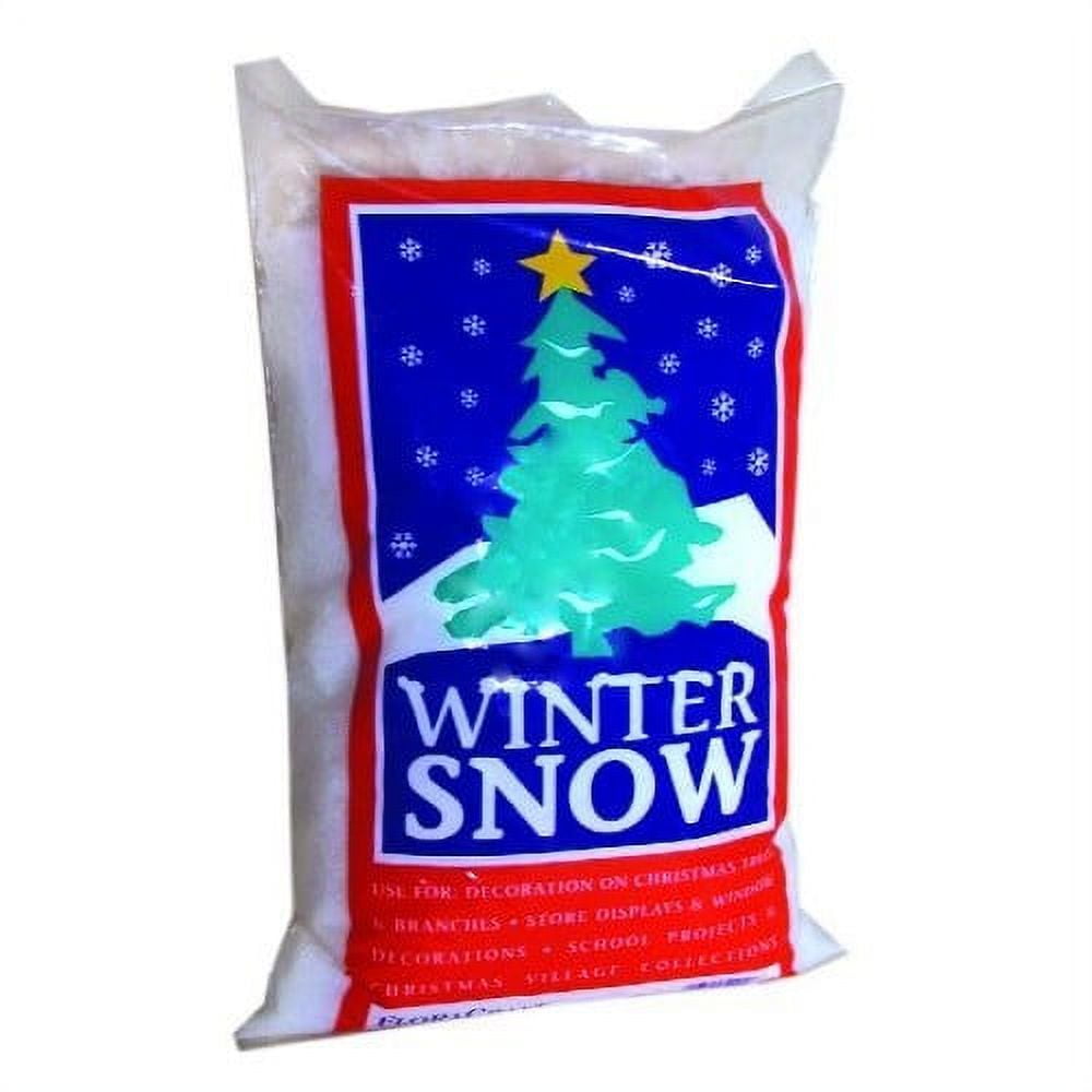 FloraCraft Decorative Crafting Foam: 6 ounces Winter Snow - Walmart.com