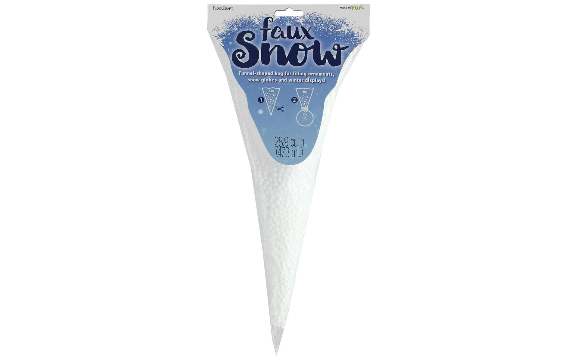 FloraCraft Faux Snow 5mm Pellet 473ml - Walmart.com