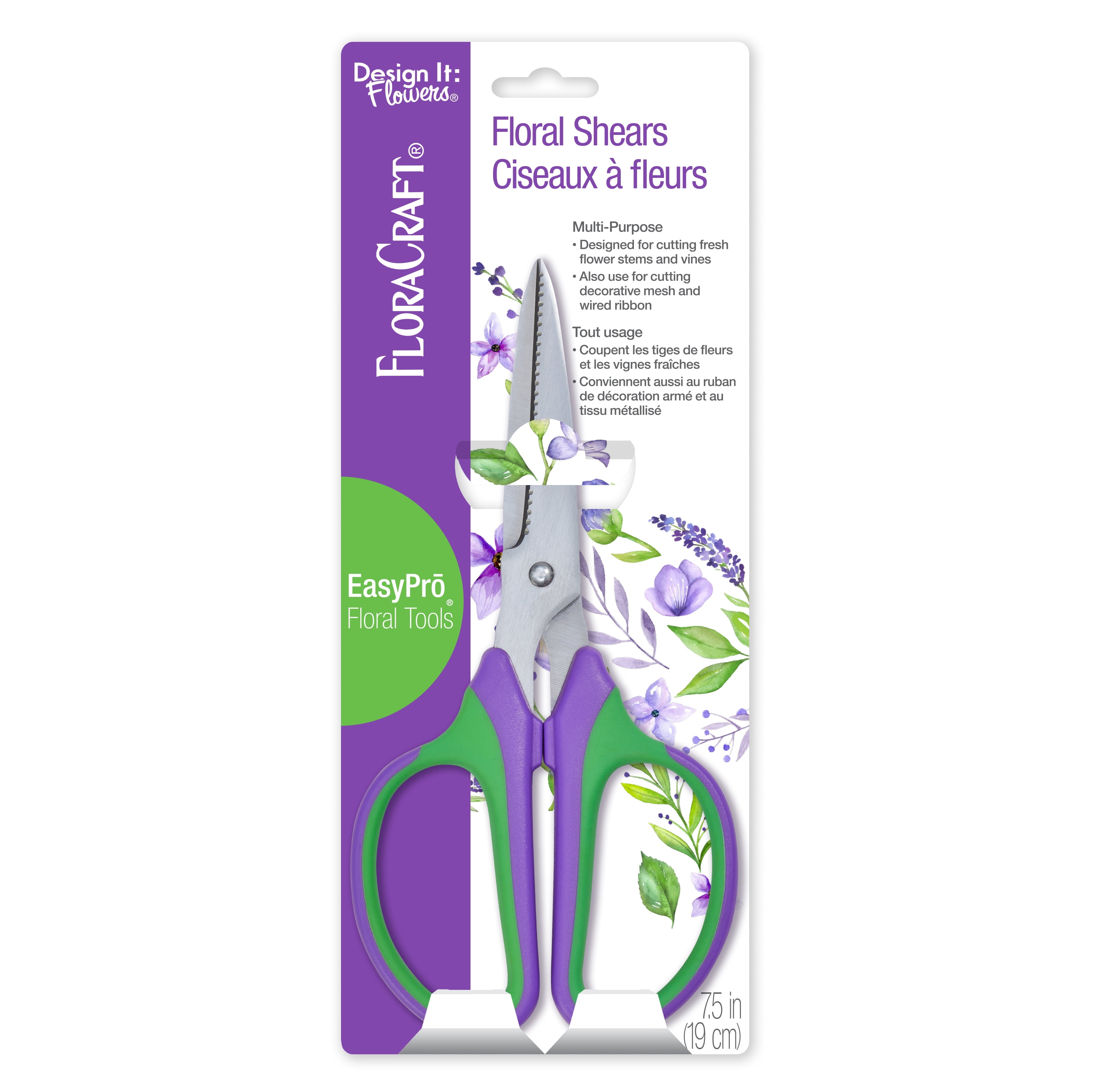 FloraCraft Floral Shears 7.5 inch Purple - Walmart.com