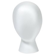 Styrofoam Male Head Bulk 11"X6.5"X8.5" - Walmart.com