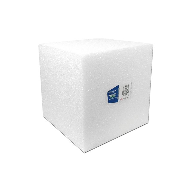 FloraCraft Styrofoam Block, 8" x 8" x 8" - Walmart.com
