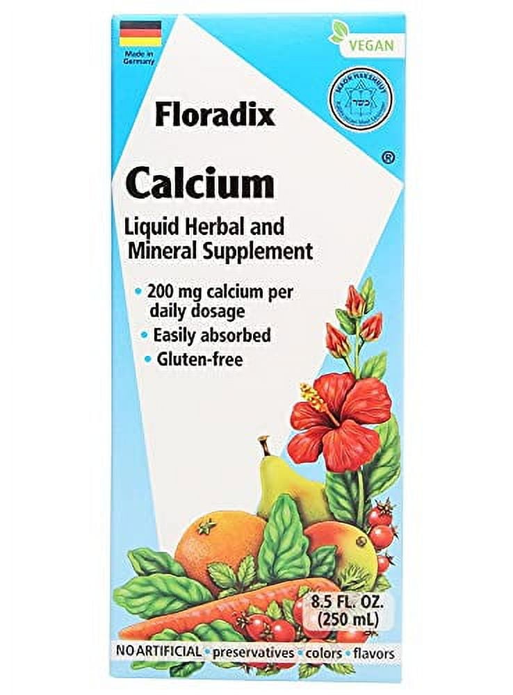 Floradix Calcium Liquid Salus, 8.5 oz, 3 Pack - Walmart.com