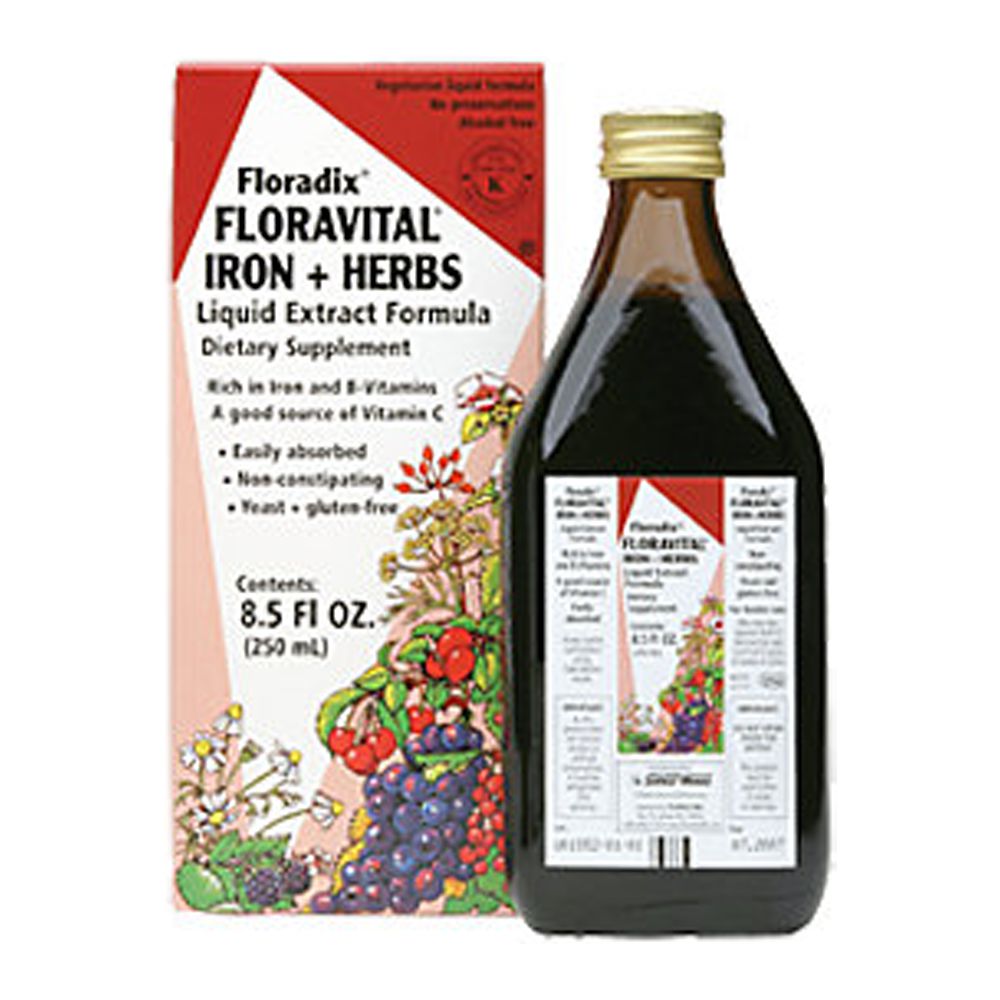Salus-Haus Floradix Iron plus Herbs 17 Oz - Walmart.com