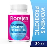 Florajen Triple Action Probiotic 30 Capsules - Walmart.com