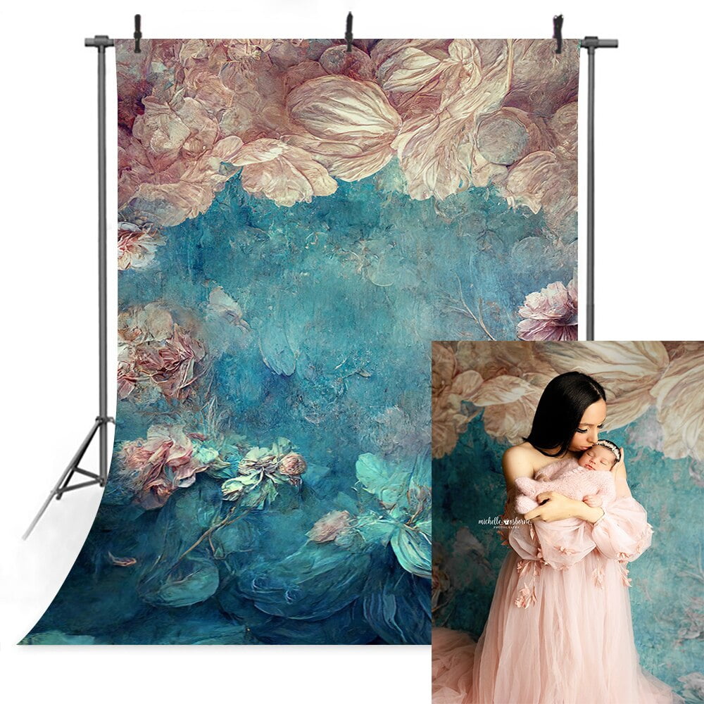 Floral Abstract Texture Birthday Background Flowers Pregnant Woman Kids ...