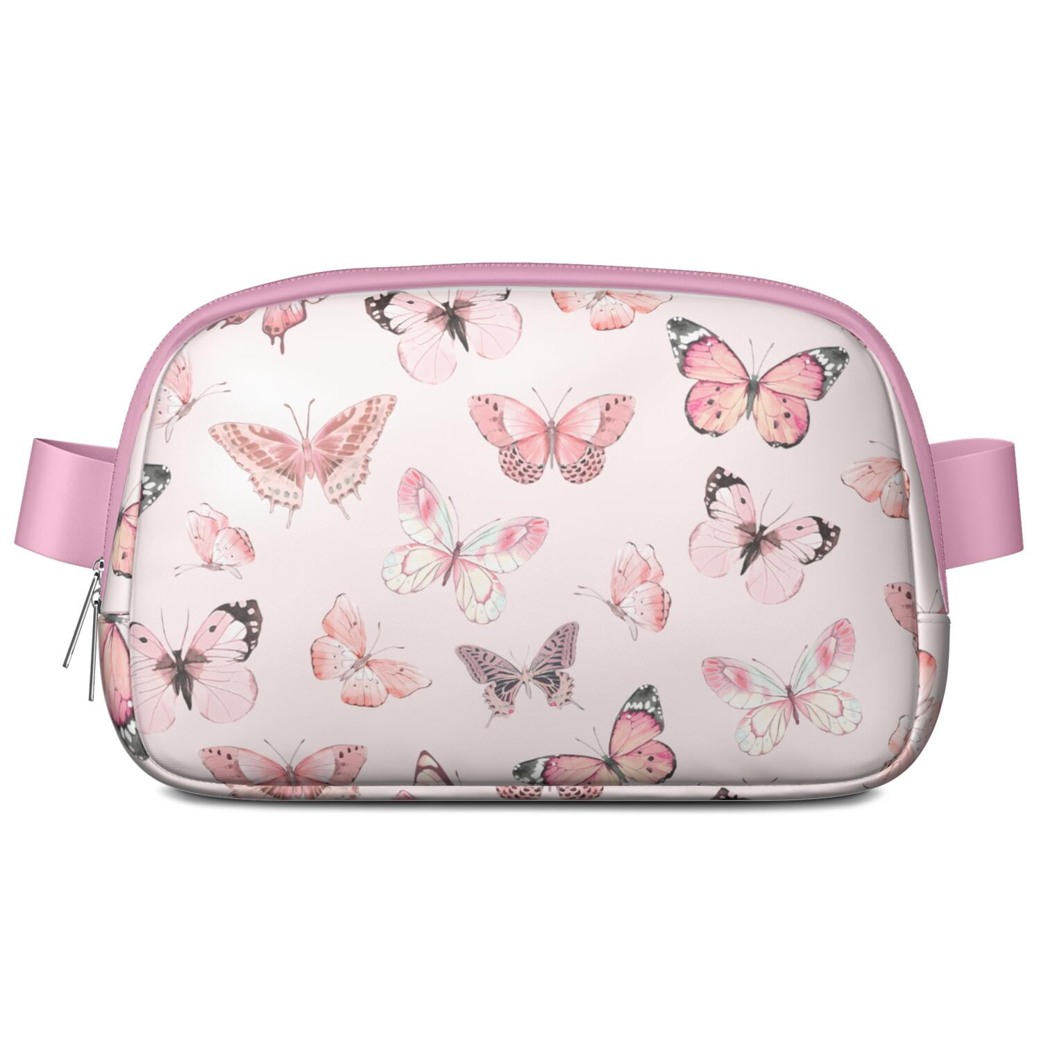 Floral Aesthetic Butterfly Fanny Pack – Waterproof Waist Bag with ...