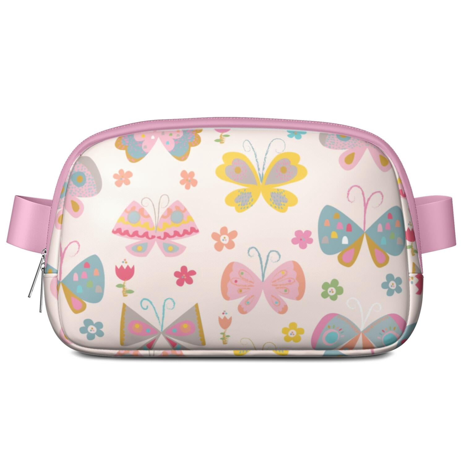 Floral Aesthetic Butterfly Fanny Pack – Waterproof Waist Bag with ...