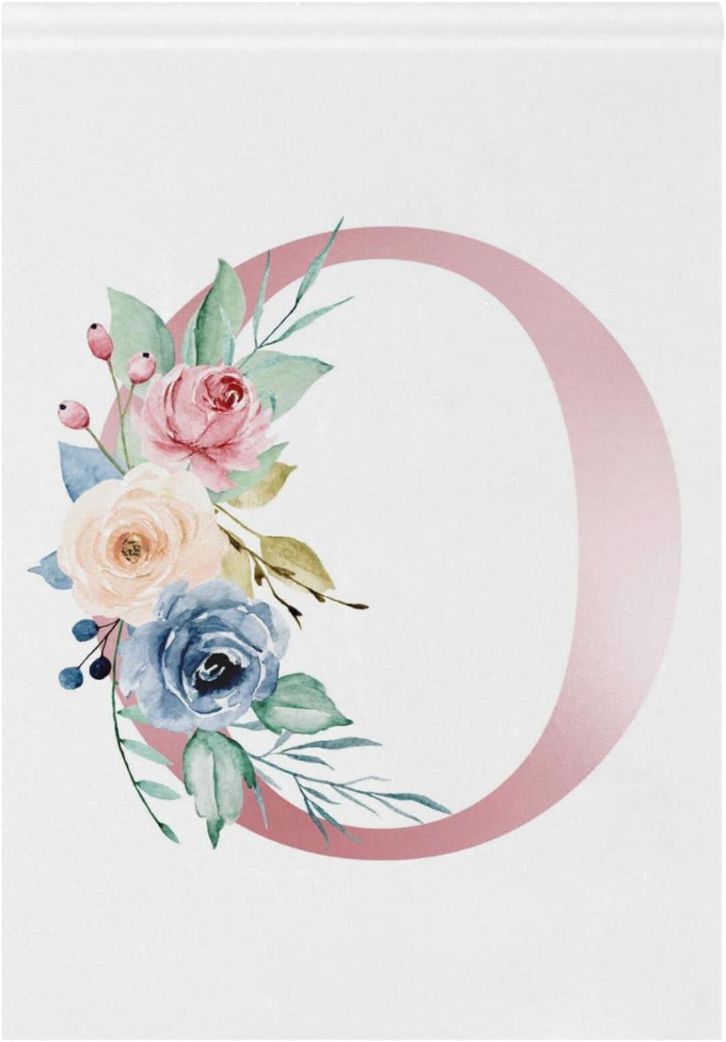 Floral Alphabet Garden Flag Double Sided, Family Last Name Initial ...