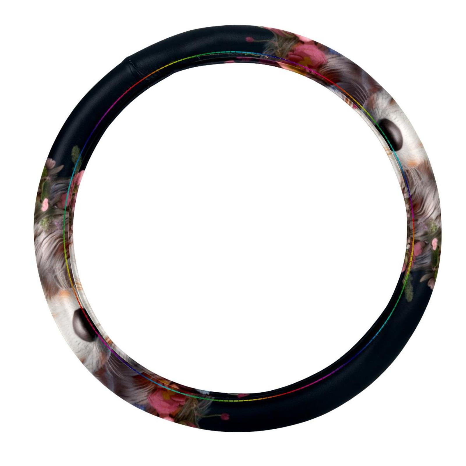 Floral Animal 14.5 Inch Car Wheel Cover, Printing Design, PVC Leather ...