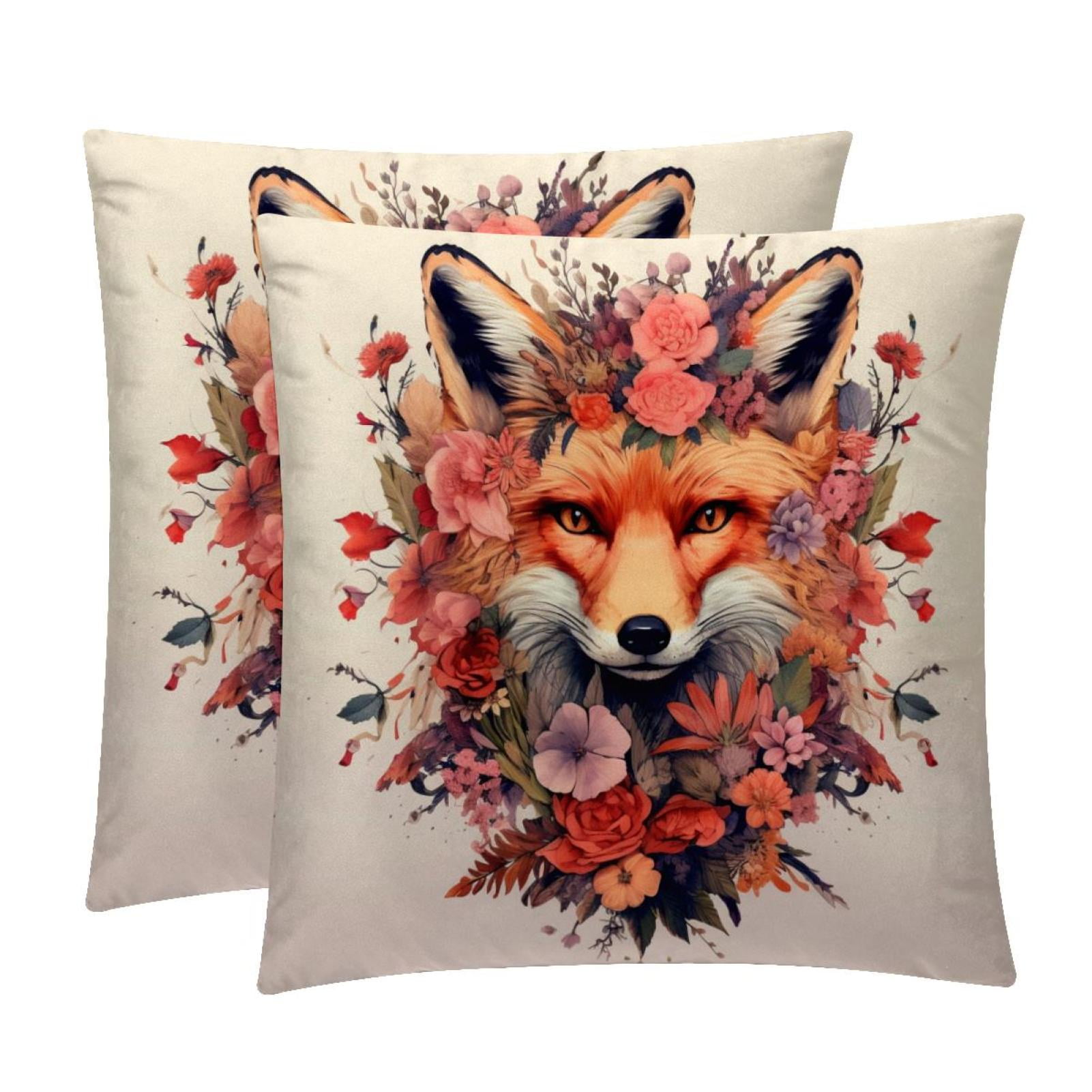 Floral Animal Inserts in Sizes 16x16, 18x18, and 20x20 Inches with ...