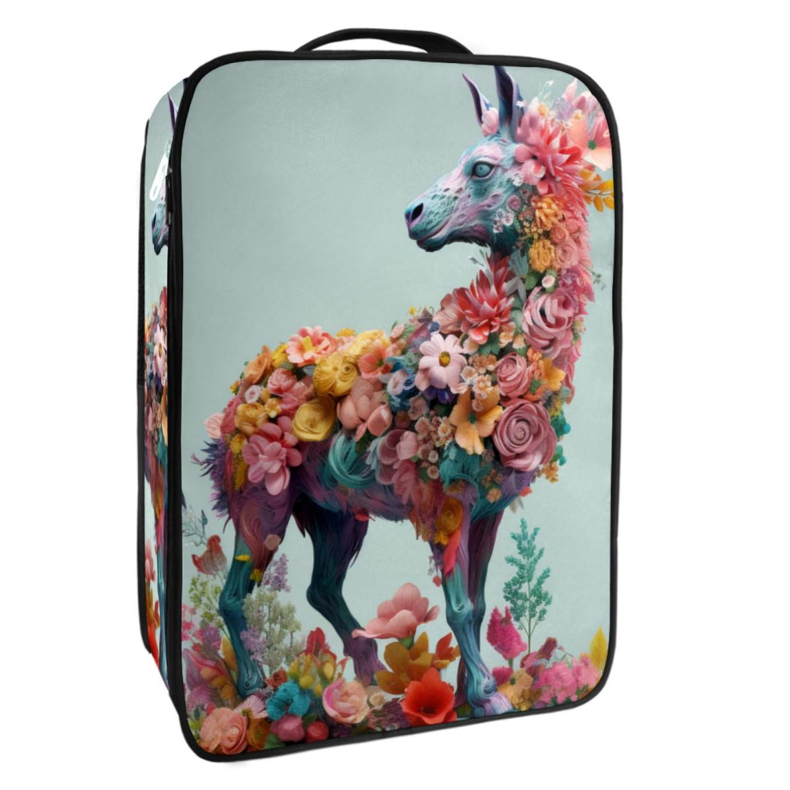 Floral Animal Polyester Shoe Storage Box 23x31cm/9x12in - Organizer ...