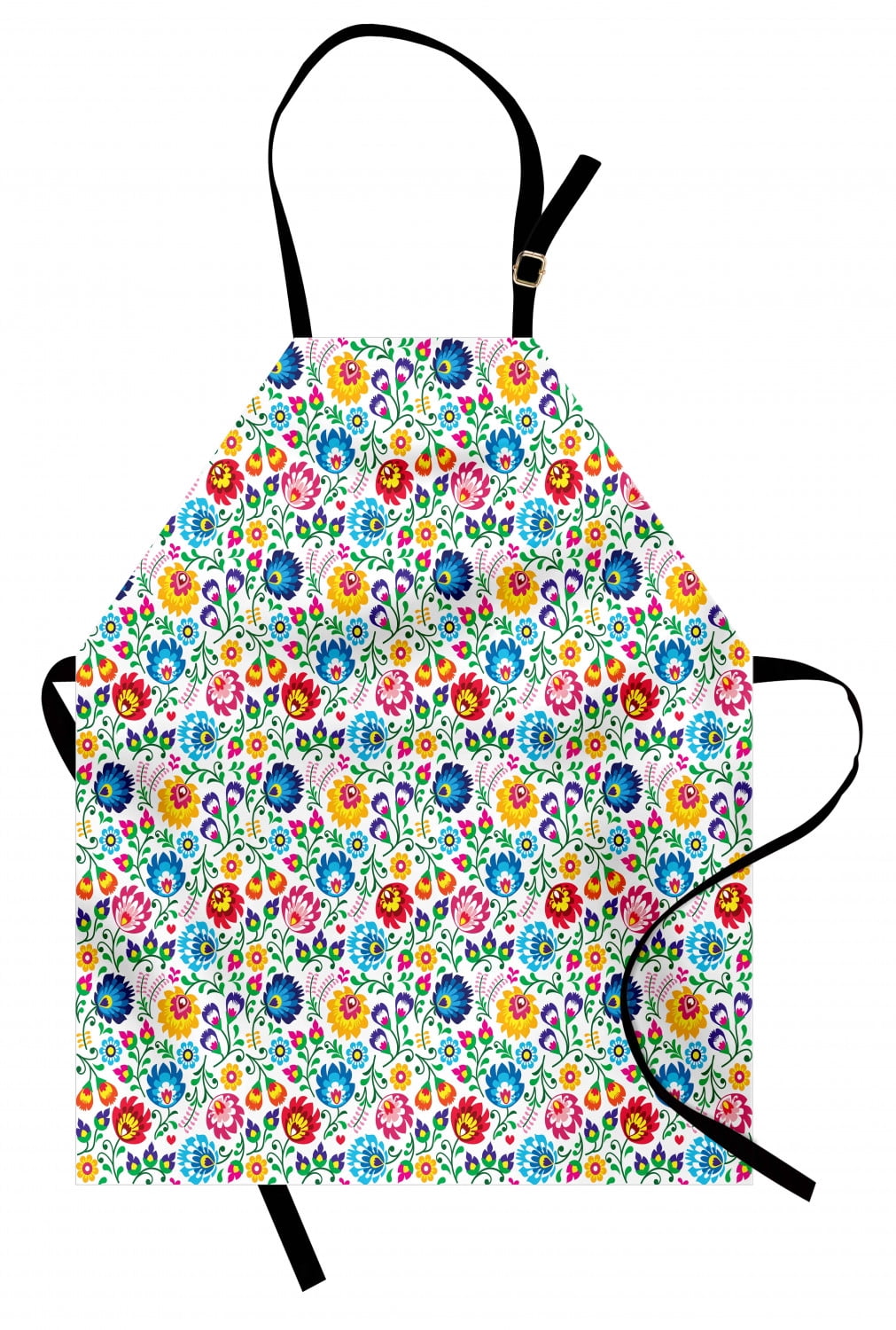 Floral Apron Polish Colorful Seasonal Foliage Pattern Traditional ...