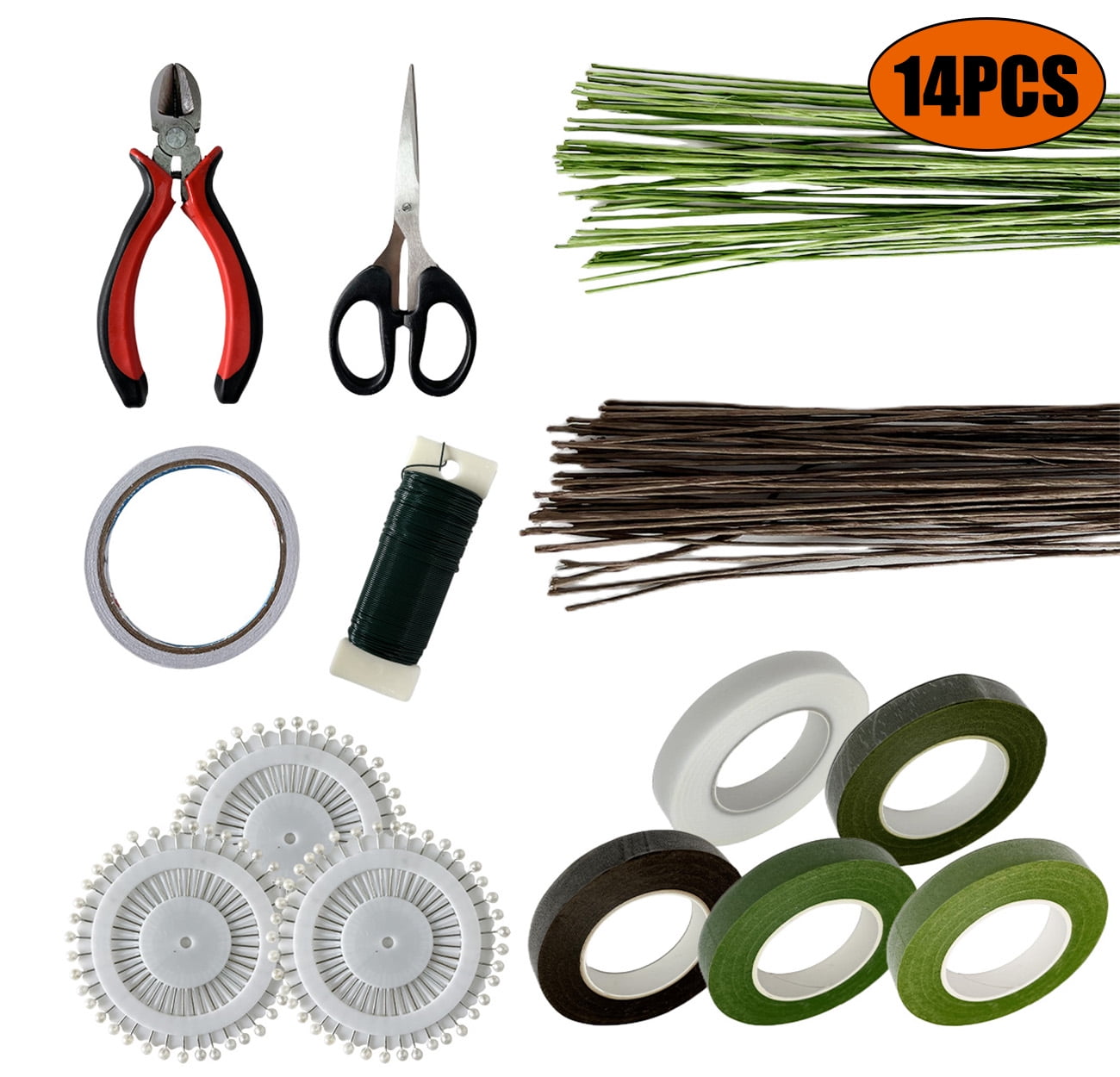 Floral Arrangement Kit Tools Floral Wire and Tape Floral Wrapping ...