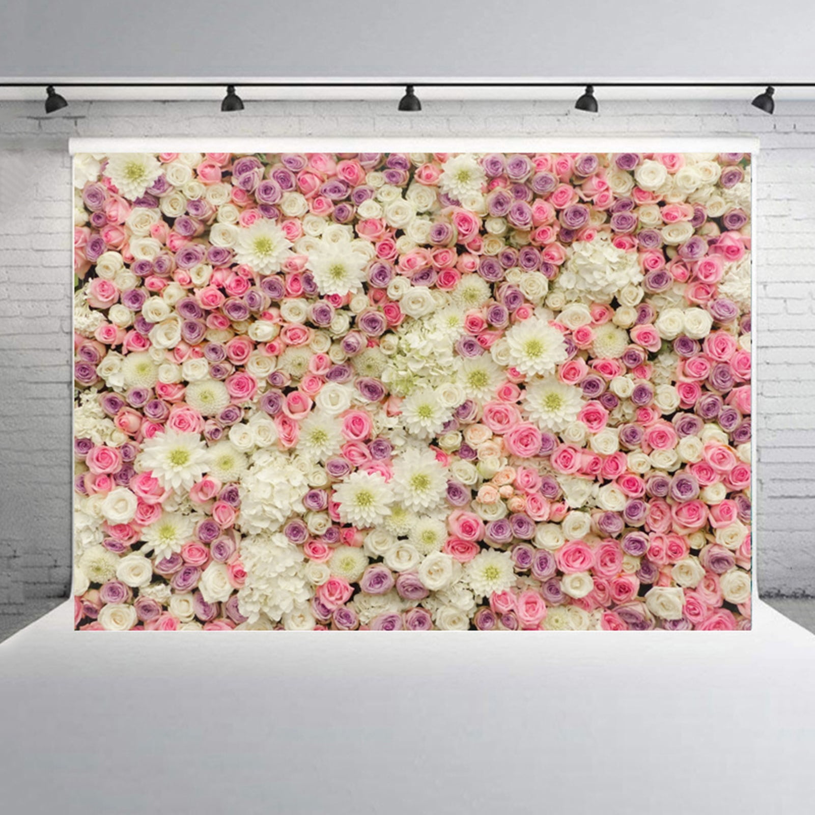Floral Backdrop for Parties Photoshoot Flowers Wedding Birthday Party ...