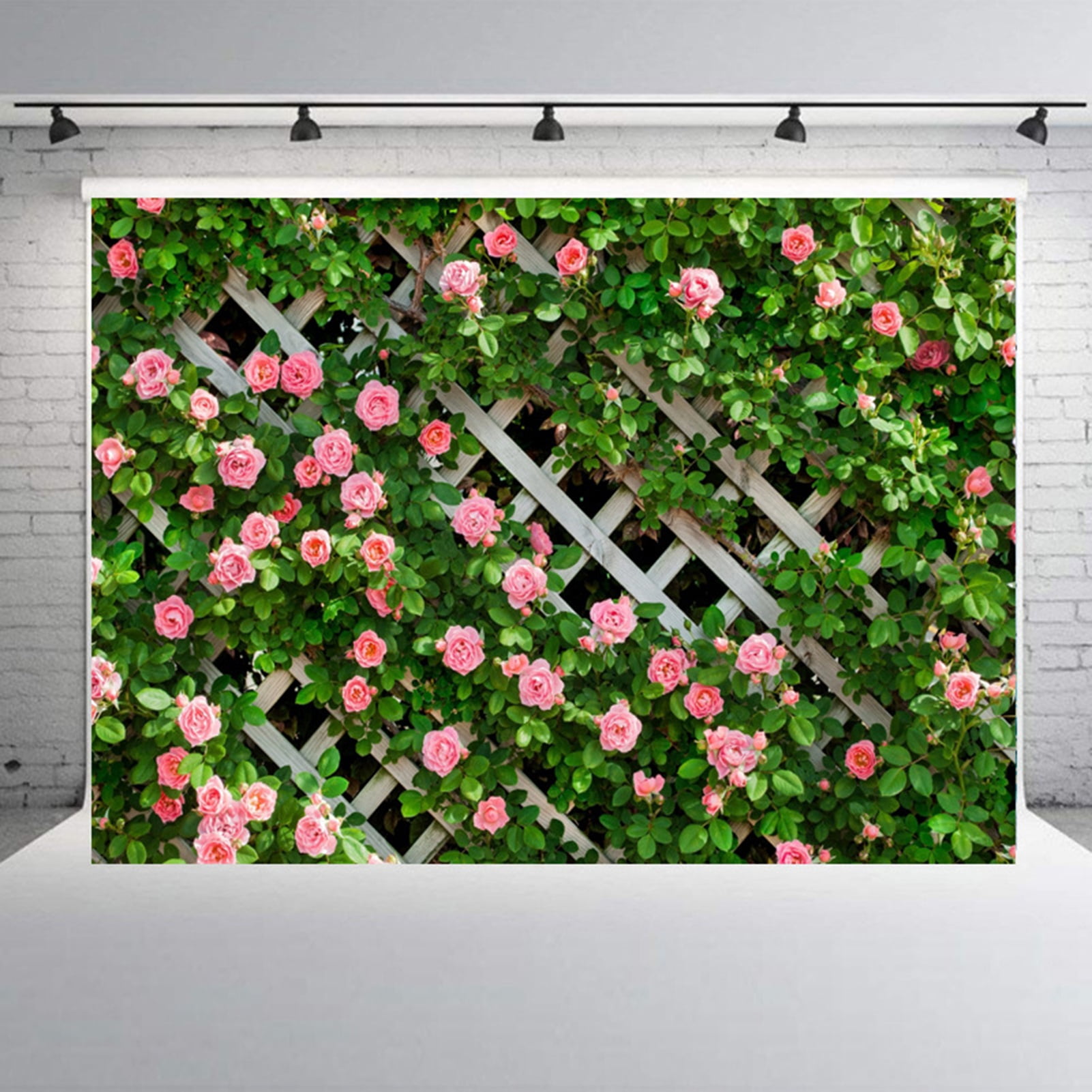 Floral Backdrop for Parties Photoshoot Flowers Wedding Birthday Party ...
