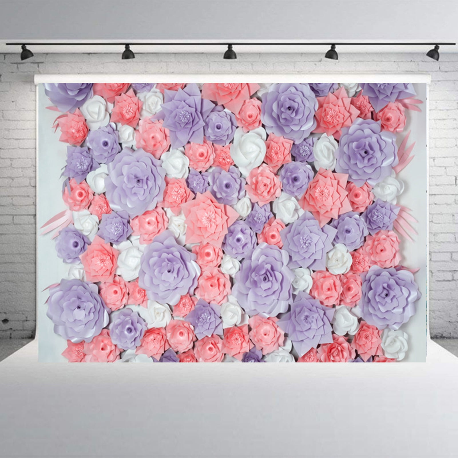 Floral Backdrop for Parties Photoshoot Flowers Wedding Birthday Party ...