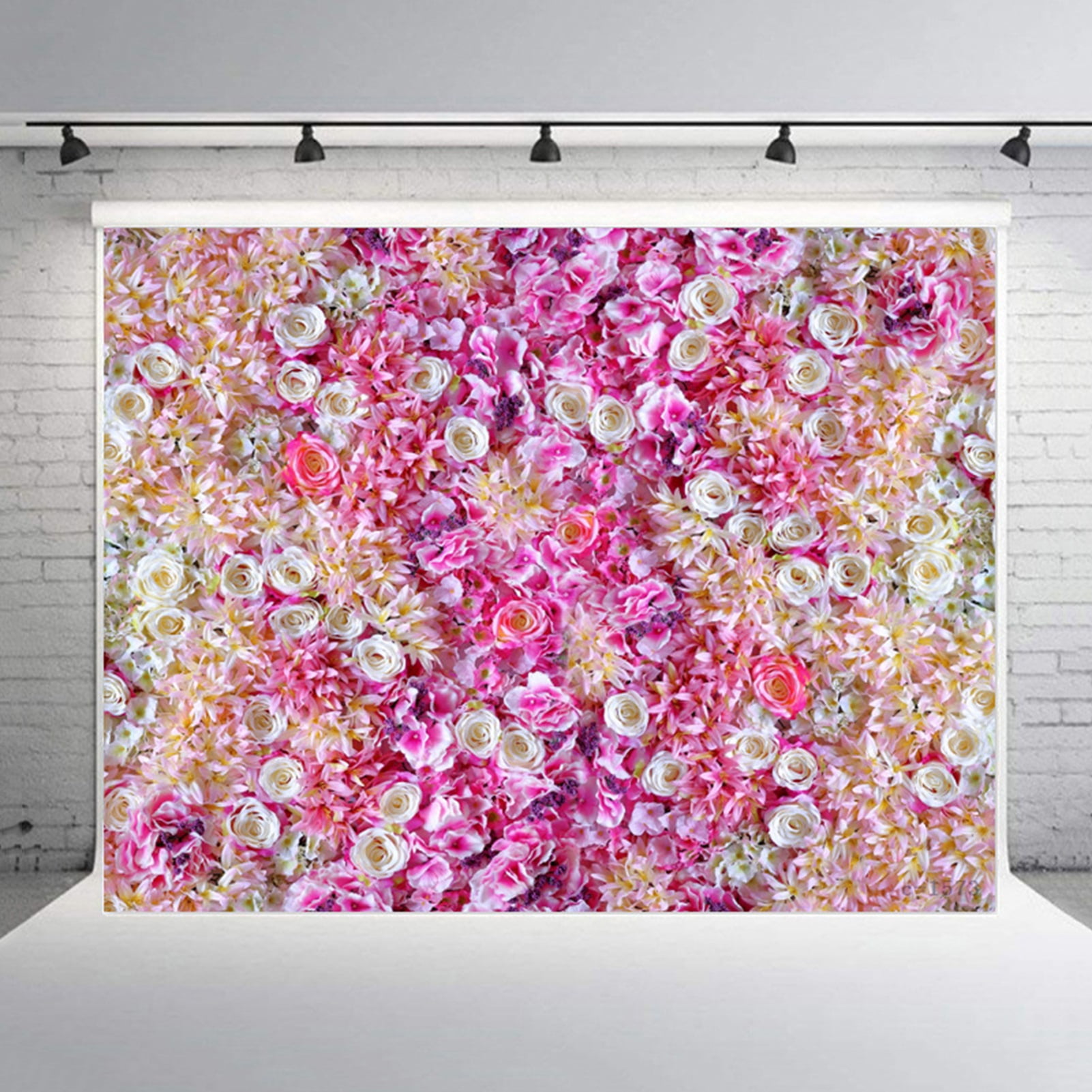 Floral Backdrop for Parties Photoshoot Flowers Wedding Birthday Party ...