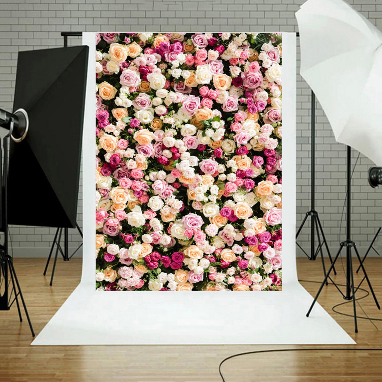 Floral Backdrop for Parties Photoshoot Flowers Wedding Birthday Party ...