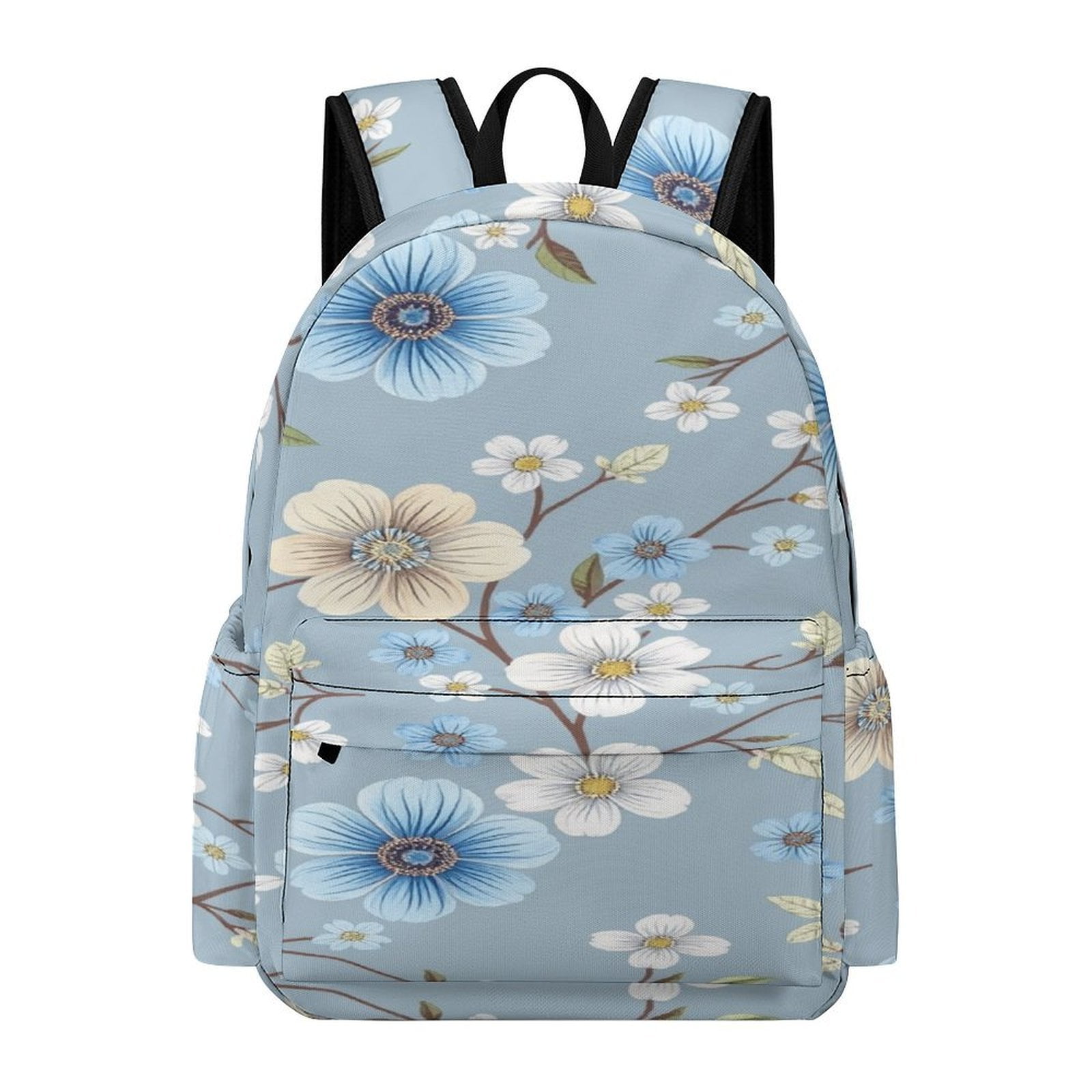 Floral Backpacks Teenager Bookbag Casual Students School Bag Laptop ...