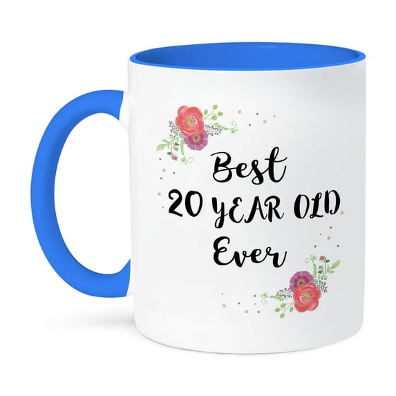 3drose, Floral Best 20 Year Old Ever Pink Flowers Cute 20th Birthday ...