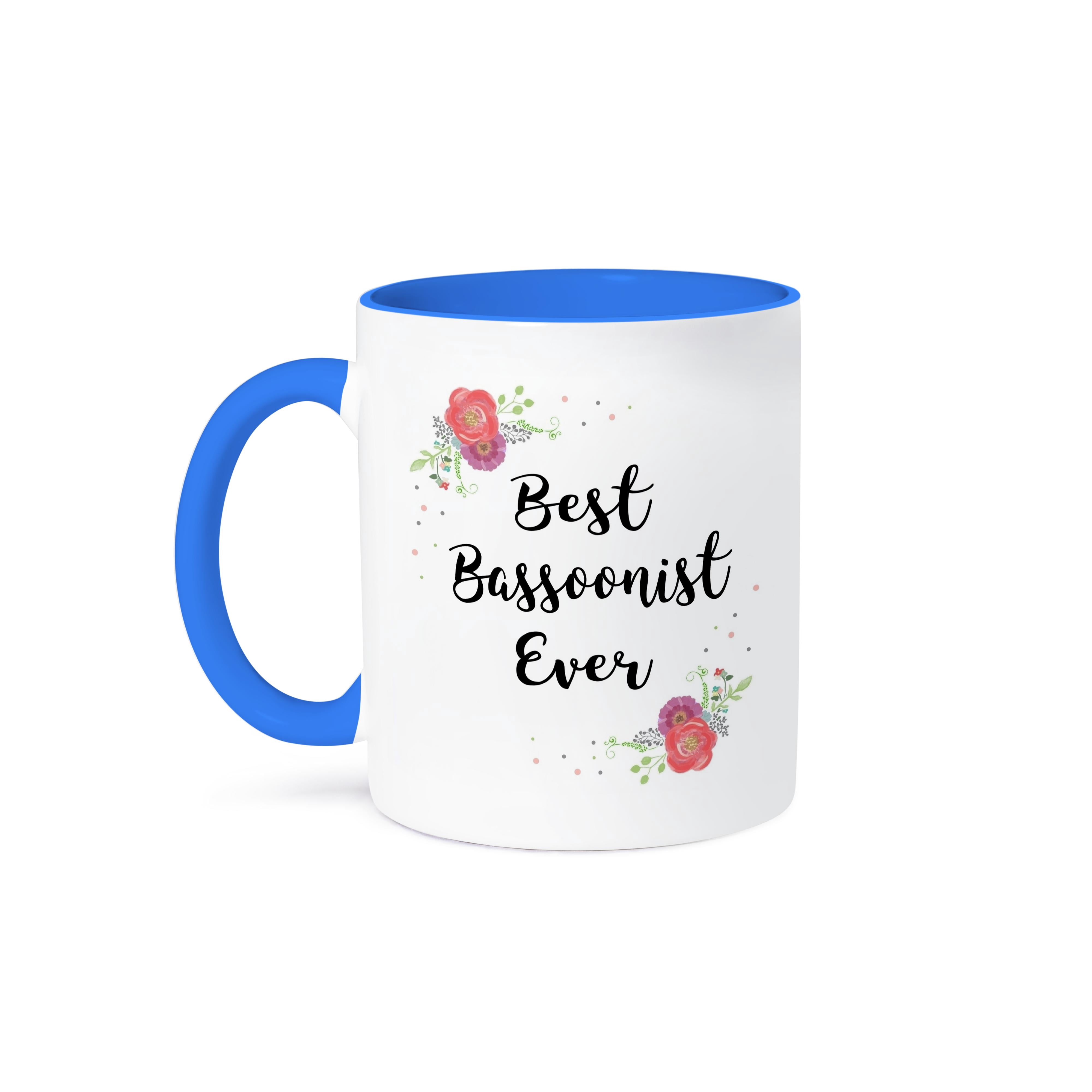3drose, Floral Best Bassoonist Ever Watercolor Pink Flowers Bassoon ...