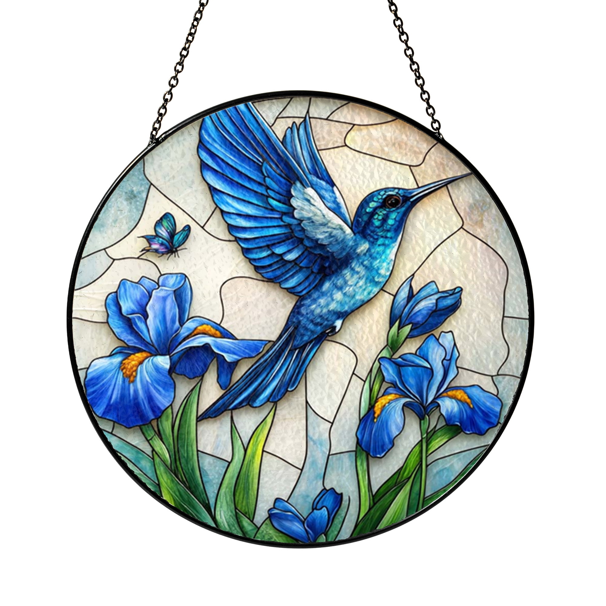 Floral Bird Nature Scene Suncatcher – Window Decor - Walmart.com